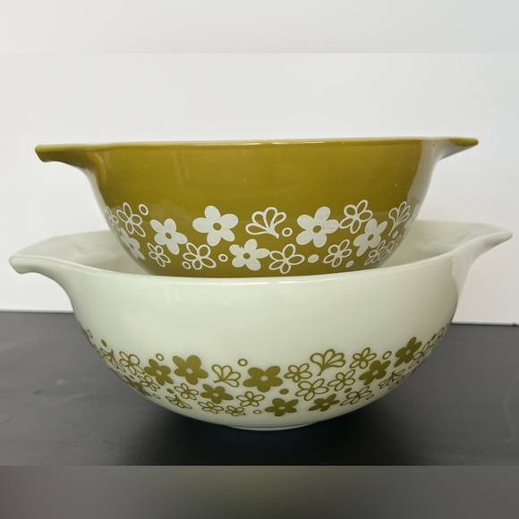 Pyrex | Dining | Vintage Pyrex Cinderella Spring Blossom Crazy Daisy ...